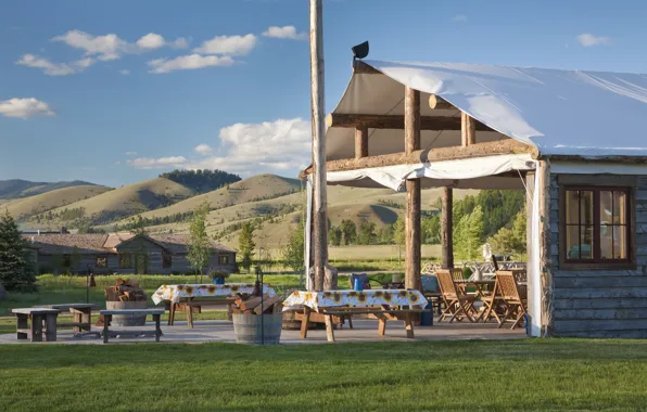 Wallpaper nature, USA, farm, Montana, ranch, Rock Creek, ranch for ...