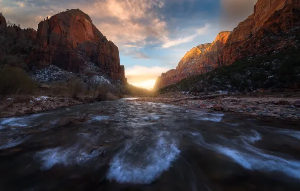 Wallpaper mountains, river, rocks for mobile and desktop, section ...