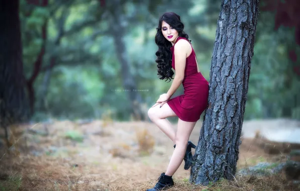 Wallpaper girl, pose, background, Nixim for mobile and desktop, section ...