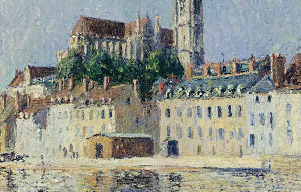 Wallpaper picture, the urban landscape, Gustave Loiseau, Gustave ...