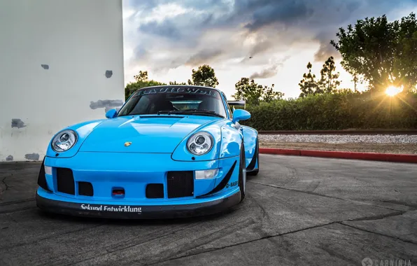 Download wallpaper Porsche, 993, RWB, section porsche in resolution ...