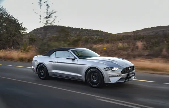 Wallpaper Mustang, Ford, Ford Mustang EcoBoost Convertible for mobile ...