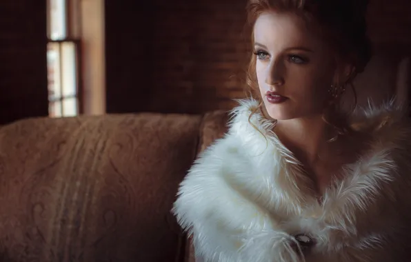 Wallpaper look, face, style, portrait, fur, MacKenzie Deighan for ...