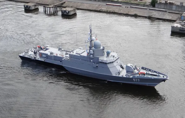 Download wallpaper ship, rocket, small, cipher Karakurt, Sovetsk ...