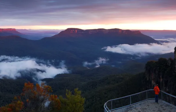 Wallpaper clouds, trees, mountains, 151 for mobile and desktop, section ...