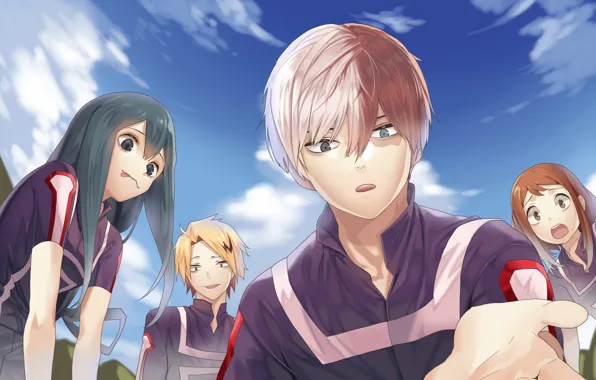 Wallpaper anime, art, characters, Boku no Hero Academy, My hero Academy ...