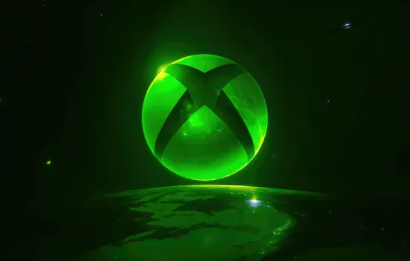 Download wallpaper logo, xbox, hi-tech, section hi-tech in resolution ...