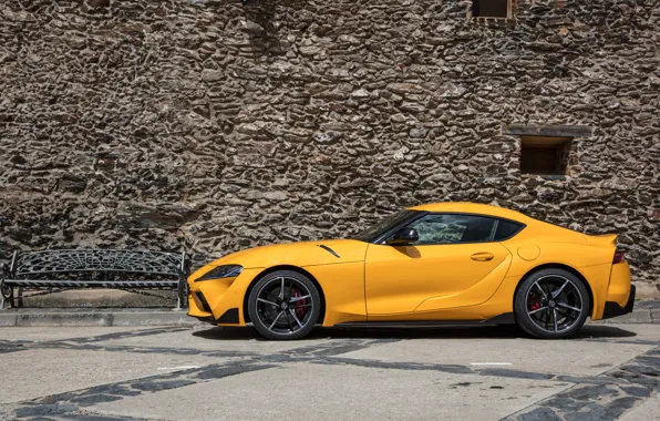 Wallpaper coupe, Toyota, side view, Supra, the fifth generation, mk5 ...