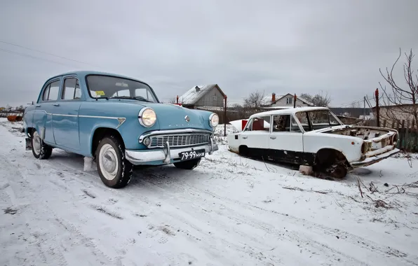 Download wallpaper retro, USSR, penny, Lada, 2101, VAZ, Moskvich ...