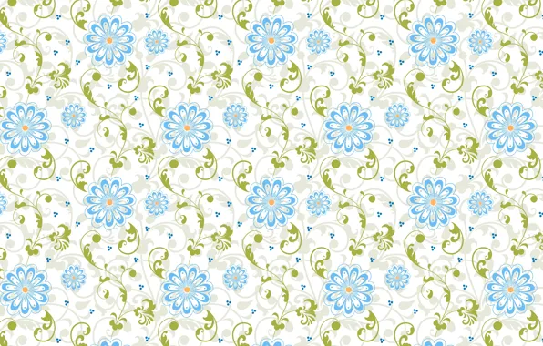 Download wallpaper Flowers, pattern, pattern, seamless, Floral ...