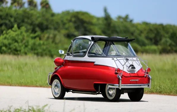 Download wallpaper BMW, Classic, 1957, Classic car, BMW Isetta 300 ...