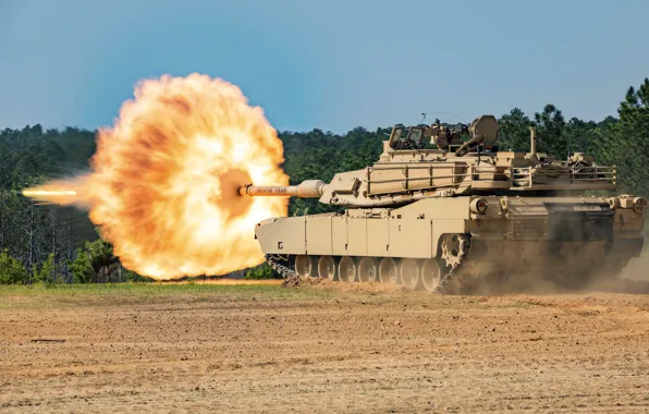 Wallpaper Fire, Hawaii, USA, Tank, Shot, Hawaii, Abrams, Marine corps ...