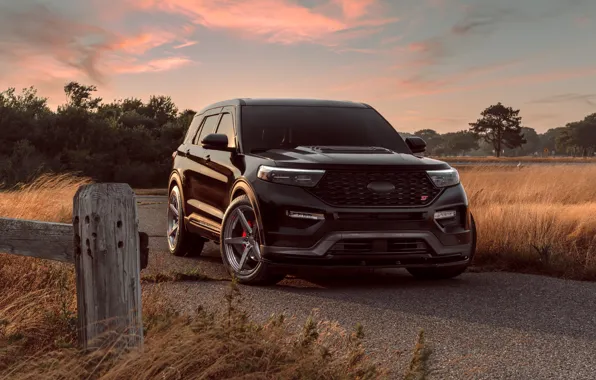 Wallpaper Black, Evening, Explorer ST for mobile and desktop, section ...