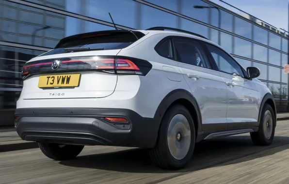 Wallpaper rear view, Volkswagen Taigo, for UK for mobile and desktop ...