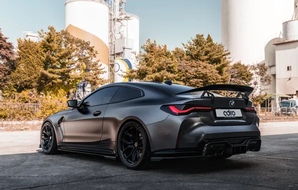 Download wallpaper BMW, City, BMW M4, Rear, M4 Coupe, G82, BMW M4 Coupe ...