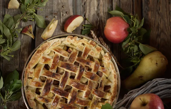 Wallpaper apples, pie, cakes, Apple for mobile and desktop, section еда ...