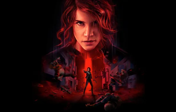 Wallpaper the game, art, science fiction, 505 Games, Remedy, Control ...