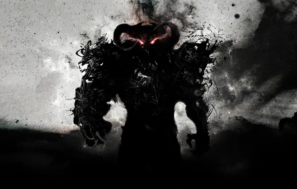 Wallpaper eyes, night, the demon, longer, dahaka images for desktop ...