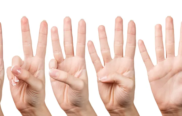 Wallpaper five, hand, fingers for mobile and desktop, section разное ...