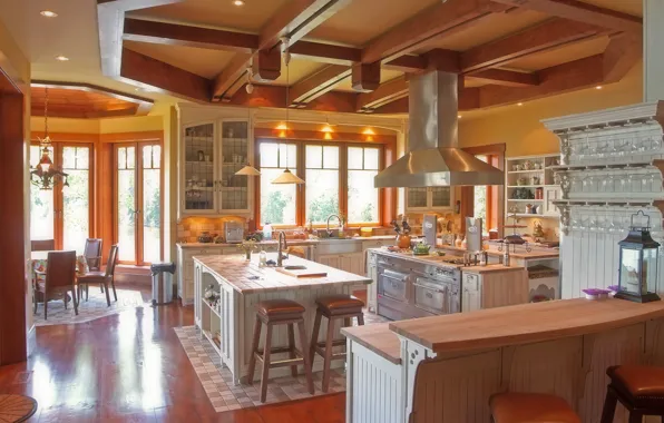 Wallpaper interior, kitchen, design. house, Dining for mobile and ...