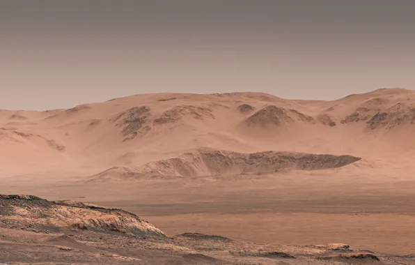 Download wallpaper the sky, surface, mountains, nature, desert, planet ...