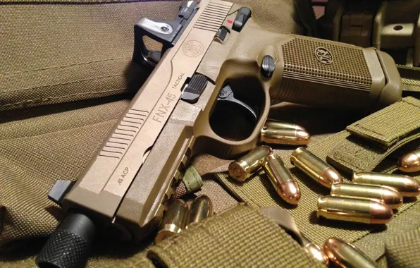 Wallpaper gun, Fabrique Nationale, Tactical, 45 ACP, FNX-45, FNX-45 ...