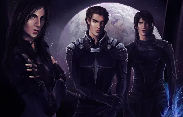 Download wallpaper space, fiction, art, team, guys, the crew, section ...