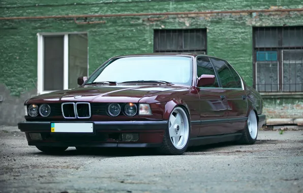 Wallpaper BMW, dark red, E32 for mobile and desktop, section bmw ...
