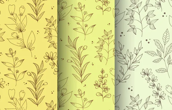 Wallpaper flowers, background, twigs, lemon, seamless images for ...