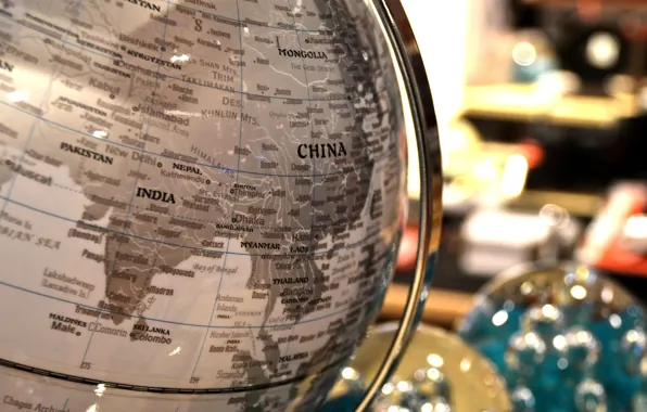 Wallpaper ball, map, globe, hi-tech for mobile and desktop, section hi ...