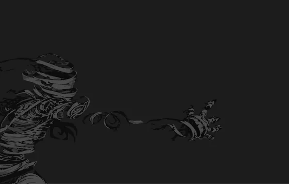 Wallpaper minimalism, anime, art, Ajin: Demi-Human, Adzhin for mobile ...