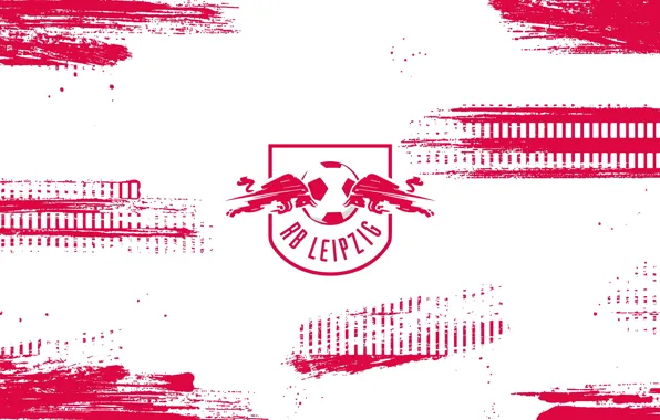 Wallpaper emblem, football, soccer, red bull, crest, Leipzig, rb ...