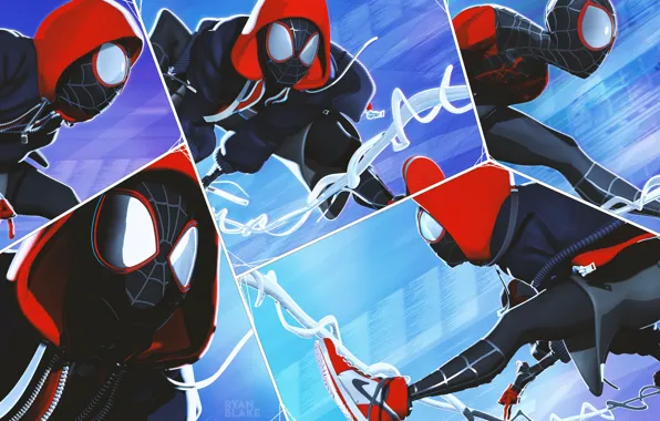 Wallpaper Art, Spider Man, Miles Morales, Ryan Blake for mobile and ...