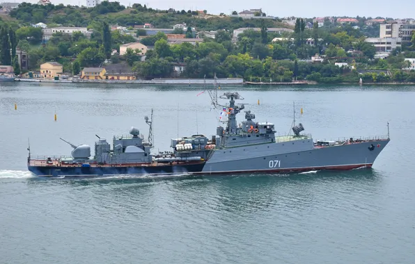 Download wallpaper ship, anti-submarine, small, suzdalets, project ...