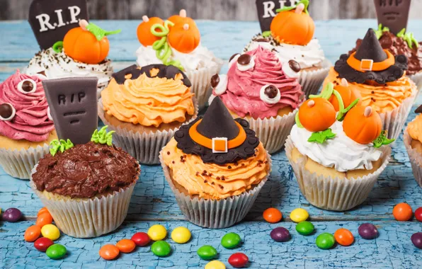 Wallpaper decoration, holiday, cream, cupcakes, Heluin for mobile and ...