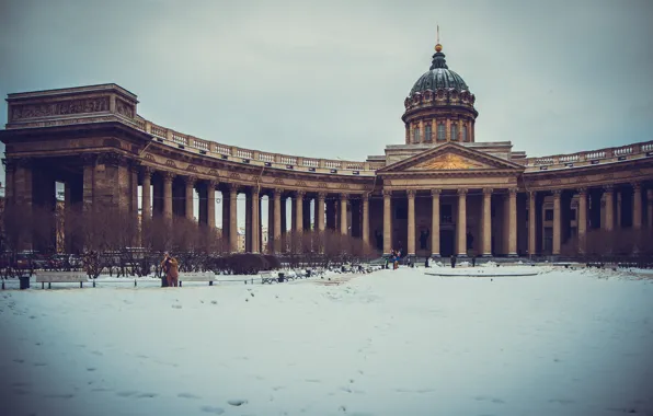 Wallpaper Peter, Saint Petersburg, Kazan Cathedral for mobile and desktop, section город ...