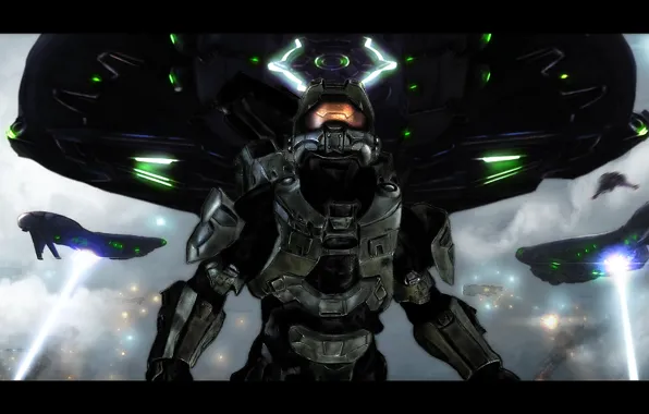 Wallpaper ships, Halo, spaceship, Master Chief images for desktop ...