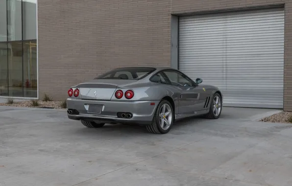 Wallpaper Ferrari, 575, rear view, Ferrari 575M Maranello for mobile ...