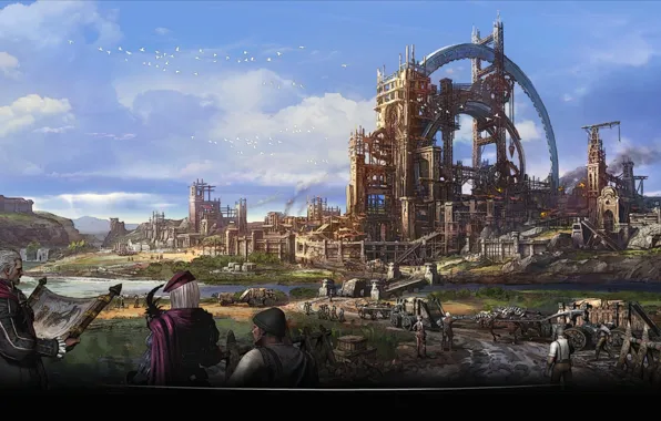Wallpaper the city, construction, online, tera, velika for mobile and ...