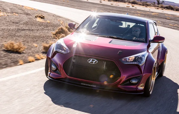 Wallpaper Concept, Hyundai, SEMA, The front, Veloster, SEMA 2016 ...