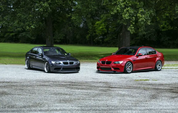 Wallpaper Red, Grey, E90, M3 for mobile and desktop, section bmw ...