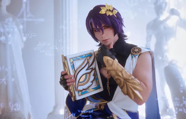 Wallpaper book, guy, cosplay, cosplay, Honkai Star Rail, Grayson ...