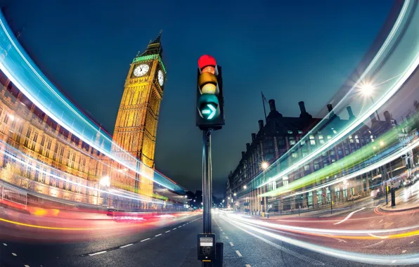 Wallpaper city, lights, London for mobile and desktop, section город ...