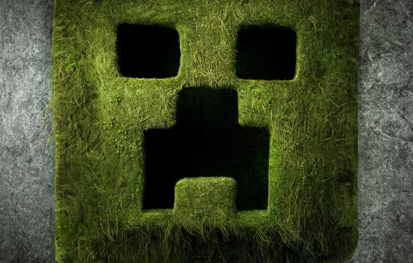 Wallpaper the game, Creeper, Minecraft for mobile and desktop, section ...