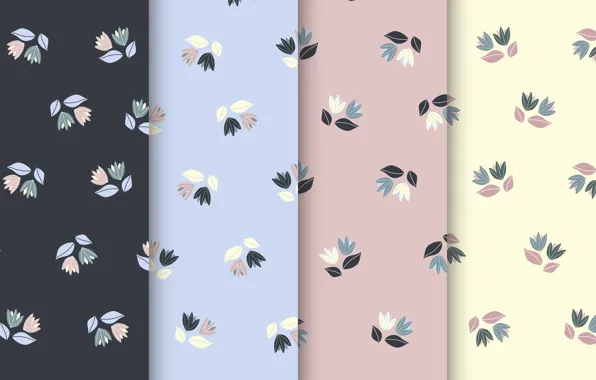 Wallpaper pattern, colorful, flowers, background, pattern, floral for ...