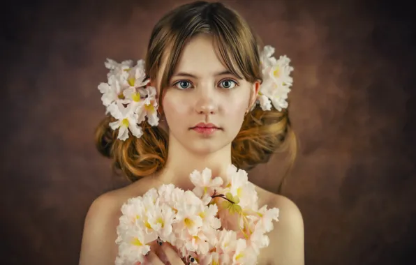 Download wallpaper background, portrait, girl, section mood in ...