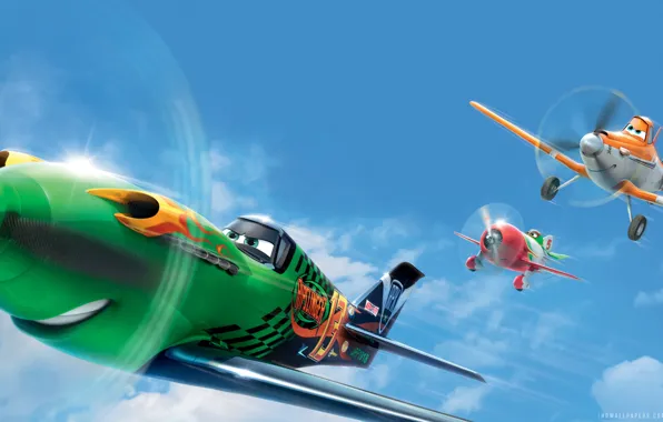 Wallpaper cartoon, wings, flight, adventure, Cars, rally, wings, Cars ...