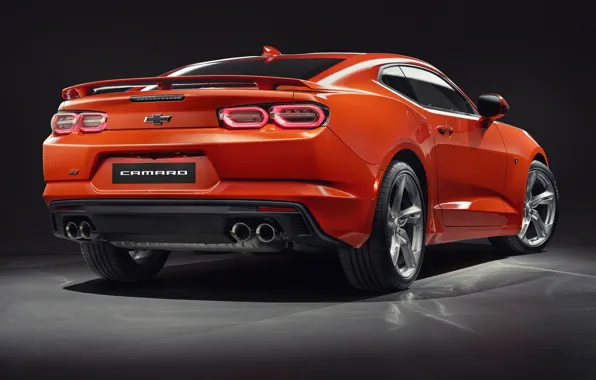 Wallpaper Chevrolet, Camaro, rear view, 2SS, 2019 for mobile and ...