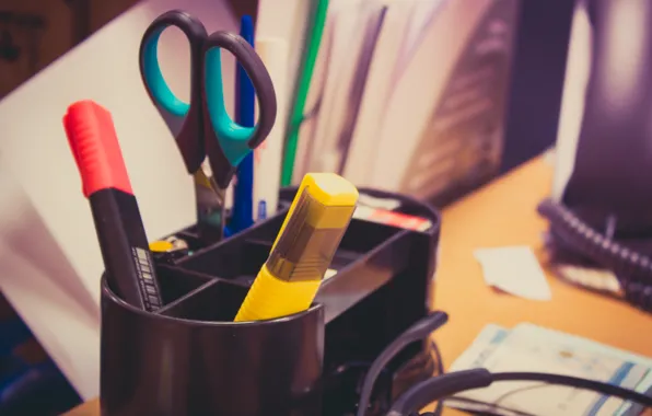 Wallpaper Desk, handle, scissors for mobile and desktop, section разное ...