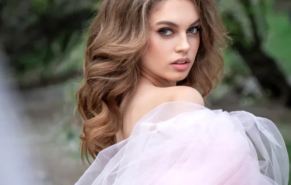 Wallpaper look, girl, model, beauty, Elena Bykova for mobile and ...